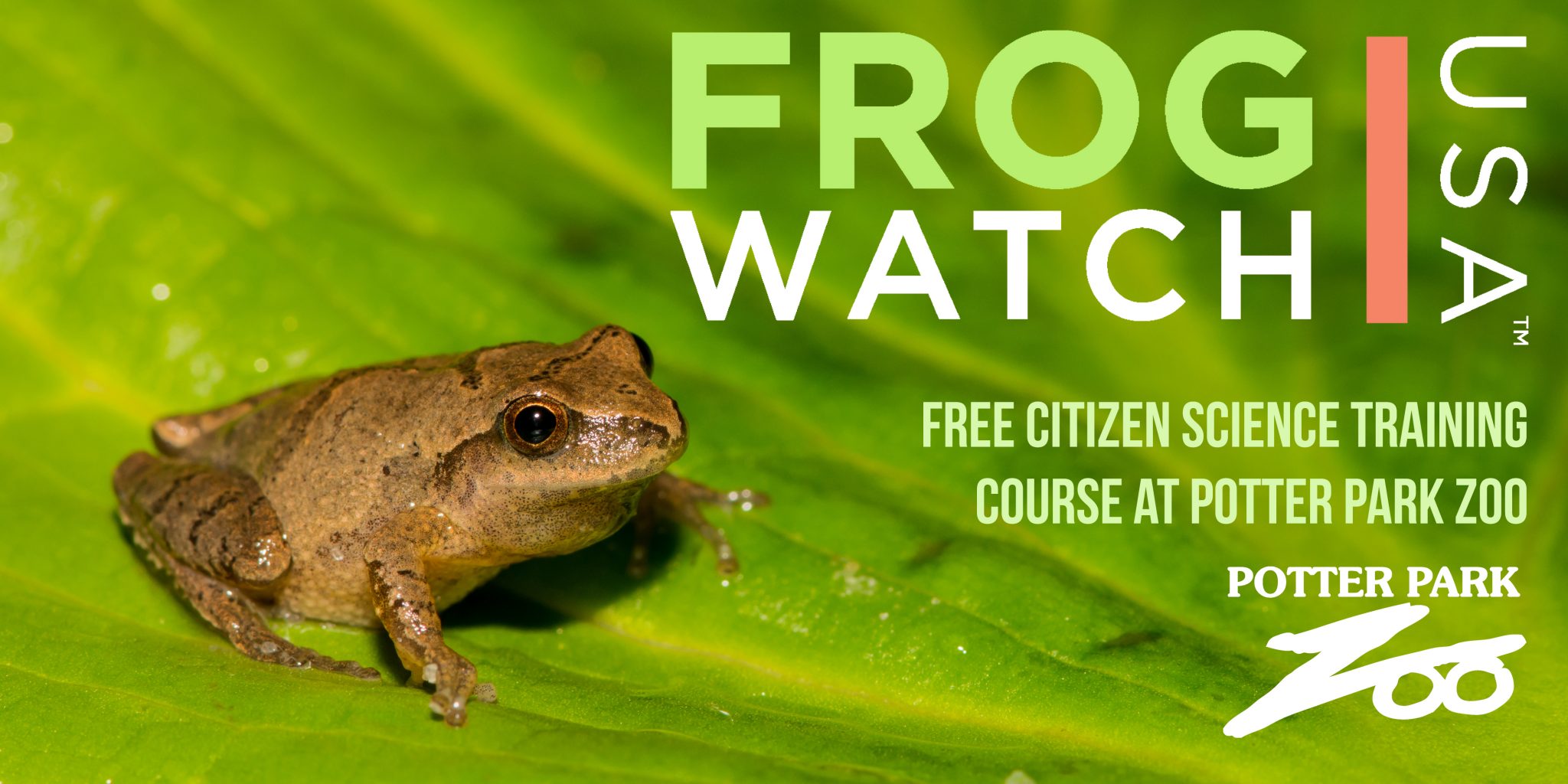 Session 1: FrogWatch USA Training at Potter Park Zoo