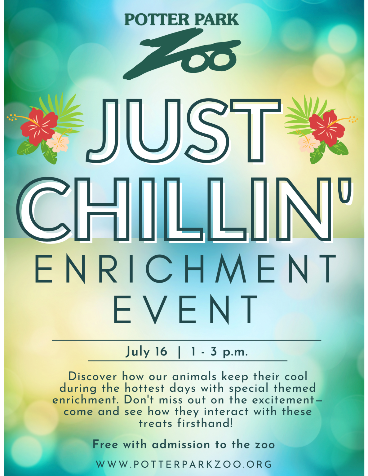 Just Chillin’ with the Animals – Enrichment Event